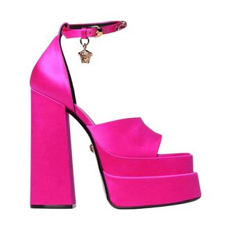Versace Femme, Chaussures, Rose, Taille: 36 EU Sandales Plateformes Medusa Aevitas