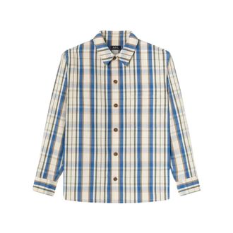 A.P.C. A.p.c., Homme, Chemises, Beige, Taille: L Chemise Nathan