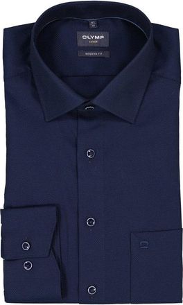 Olymp Herren Hemd blau
