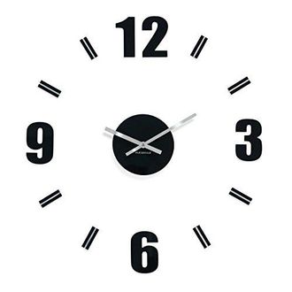 FlexiStyle Moderne Wanduhr DIY Magico groß 50cm, still, Wohnzimmer, Schlafzimmer