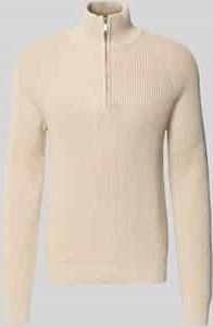 Mc Neal Strickpullover mit gerippten Abschlüssen