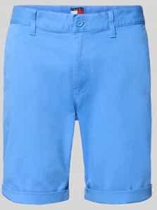 Tommy Jeans Slim Fit Chinoshorts aus Baumwoll-Mix