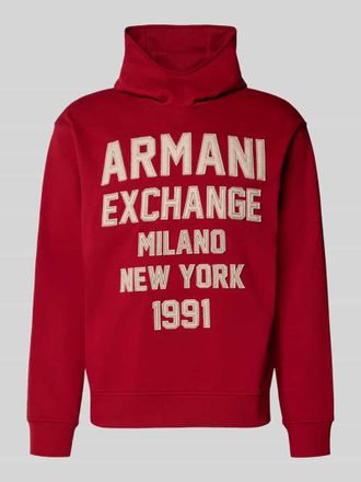 A|X Armani Exchange Hoodie mit Label-Stitchings