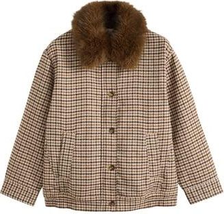 Levi's Manteau col classique&agrave; carreaux