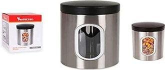 Privilege Küchenbehälter aus Stahl, 13 x 21 cm, Marke Privilege