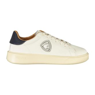 Blauer Sportschuh - - Shoes - Herren - Wei&szlig; - 44 EU
