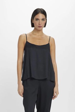 Neu Nomads Damen vegan Camisole Lotus Schwarz