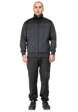 Tapout Herren Trainingsanzug normale Passform SPIRIT TRACKSUIT Black/Grey XL