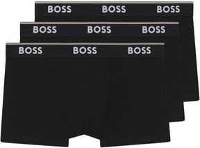 HUGO BOSS Lot de 3 boxers en coton m&eacute;lang&eacute;