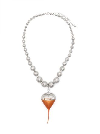 Ottolinger collier Otto Heart - SILVER TANGERINE
