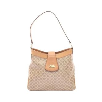 Celine Pre-owned Sac bandouli&egrave;re Triomphe en toile enduite - Femme - Pre-owned - Beige - Taille: ONE Size