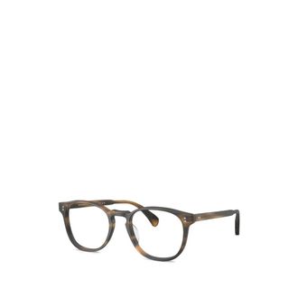 Oliver Peoples unisex, Accessoires, Brun, Taille: 49 MM Finley Esq. Eyeglasses