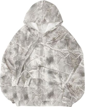 SOLY HUX Damen Kapuzenpullover Sweatshirt mit Kapuze Langarm Pullover Hoodie Herbst Oberteil mit Taschen Pulli Kapuzesweatshirt Winter Outfit Wei&szlig; L