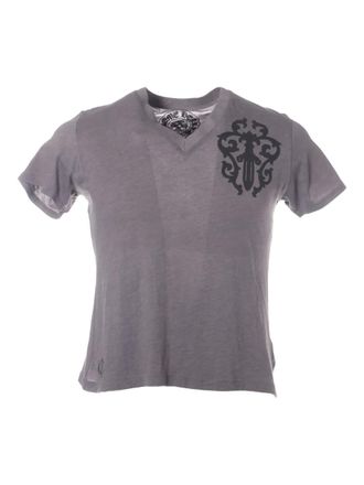 Chrome Hearts t-shirt &agrave; imprim&eacute; croix (ann&eacute;es 2000-2020) - Gris