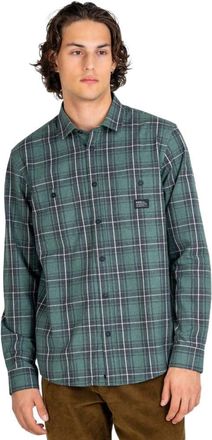 Reell Alvar Check Shirt Green/Black/White L