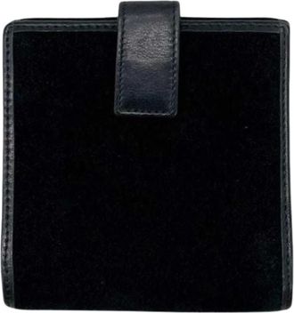 Loewe Portefeuille Pre-owned (bi-pli) - Femme - Pre-owned - Noir - Taille: ONE Size