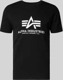Alpha Industries T-Shirt mit Logo und Rundhalsausschnitt