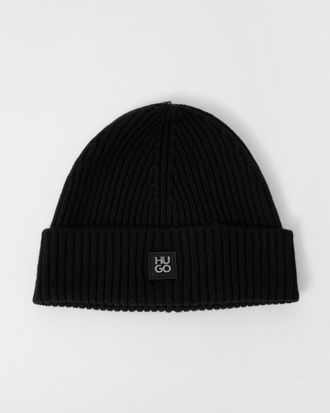 HUGO BOSS Xola Metallm&uuml;tze, Schwarz