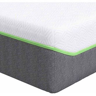vidaXL Vidaxl - Matelas Blanc, Gris 100 x 200 cm Mousse