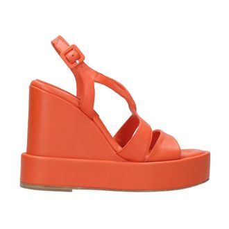 Paloma Barcel&oacute; Orange Keilabsatz Sandalen - - Shoes - Damen - Orange - 38 EU