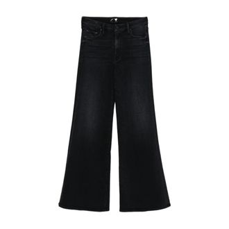 Mother The Roller Wide-Leg Jeans - - Jeans - Damen - Blau - W27