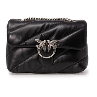 Pinko Pinko, Femme, Sacs, Noir, Taille: ONE Size Love Puff Classic CL Sheep Nappa