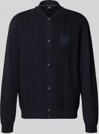 HUGO BOSS Regular Fit Strickjacke aus Viskose-Mix Modell KN_BB BC LUX FZ