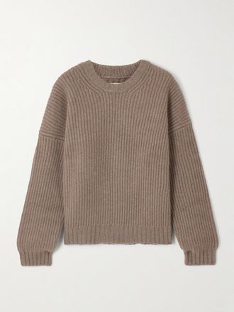 Khaite Pull En Cachemire C&ocirc;tel&eacute; Manuela - Marron