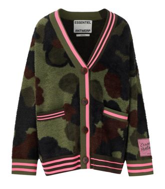 Essentiel CARDIGAN KAMOO CAMOUFLAGE ESSENTIEL ANTWERP
