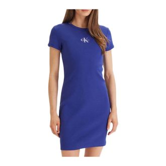 Calvin Klein Damen, Kleider, Blau, MGr&ouml;&szlig;e
