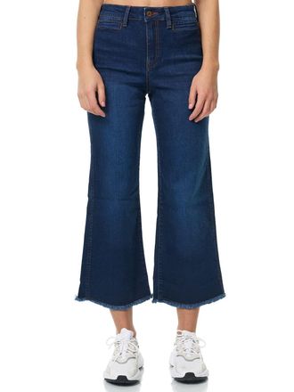 Tazzio Jeans Damen Flared Bootcut Stretch Hose Denim Jeanshose Regular Fit F113 (Blau, 42)
