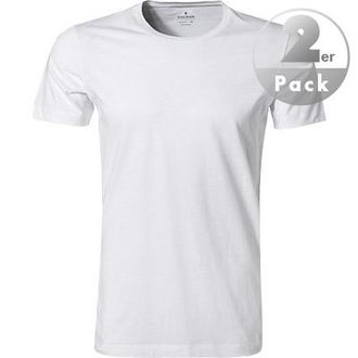 Ragman Herren T-Shirt weiß Baumwolle