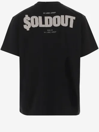 44 Label Group Mens Cotton T-Shirt Black T-Shirts And Polos