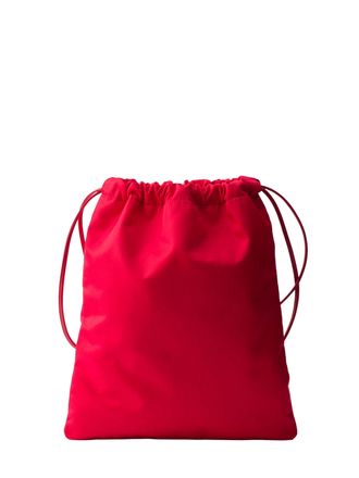 Prada Womens Pouch Bag Wish Red Re-Nylon Recycled Polyamide Shoulder