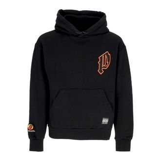 PROPAGANDA Schwarzer Hoodie mit gesticktem Logo - - Sweatshirts & Hoodies - Herren - Schwarzk - L