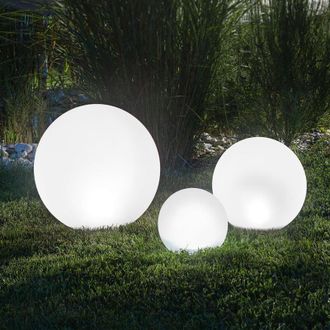 Esotec Esotec - Solar Leuchtkugel 3er set multicolor Kugelleuchte Garten outdoor 102614