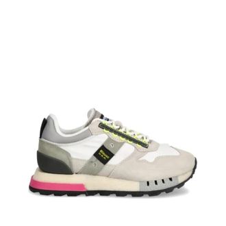 Blauer Casual Sneakers f&uuml;r den Alltag - - Shoes - Damen - Mehrfarbig - 37 EU