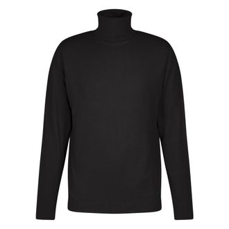 Drykorn Rollkragenpullover mit kontrastierenden N&auml;hten - - Knitwear - Herren - Schwarzk - M