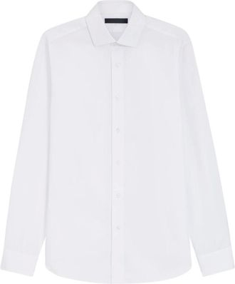 HUGO BOSS Homme, Chemises, Blanc, Taille: L Chemise en coton &agrave; manches longues
