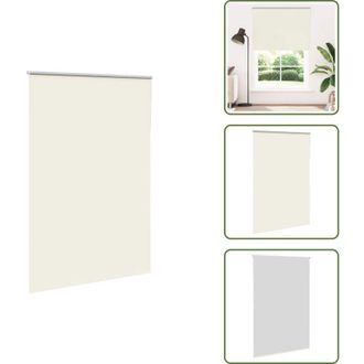 vidaXL vidaXL Verdunkelungsrollo Cremewei&szlig; 150x210cm Stoffbreite 146,6cm