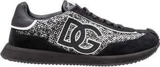 Dolce & Gabbana Homme, Chaussures, Noir, Taille: 42 1/2 EU DG Cushion Baskets