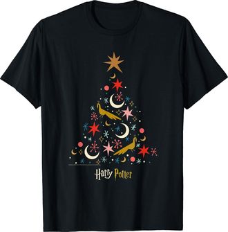 Harry Potter Weihnachten Harry Potter Icon Christmas Tree T-Shirt