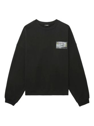 We11done sweat à imprimé graphique - Noir