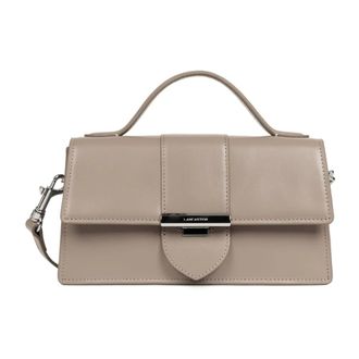 Lancaster Femme, Sacs, Gris, Taille: ONE Size Sac &agrave; Main &agrave; Rabat avec Fermoir M&eacute;tallique