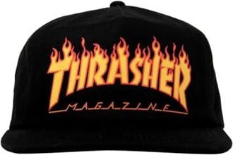 Thrasher Skateboard Magazine Snapback, noir, taille unique