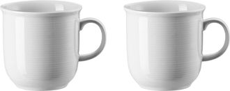 Thomas 2 x Porzellan Becher mit Henkel groß - Trend Weiß - Thomas - 11400-800001-15571