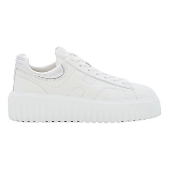 Hogan Femme, Chaussures, Blanc, Taille: 36 1/2 EU H-Stripes Baskets