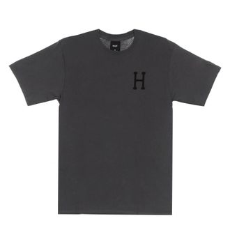 HUF Huf, Homme, Tops, Noir, Taille: S T-shirt Classique H Charbon