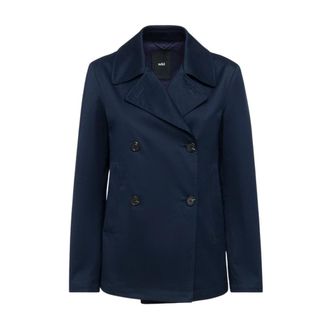 Add Baumwoll-Peacoat - - Coats - Damen - Blau - M