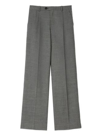 Sandro pantalon ample à design plissé - Gris